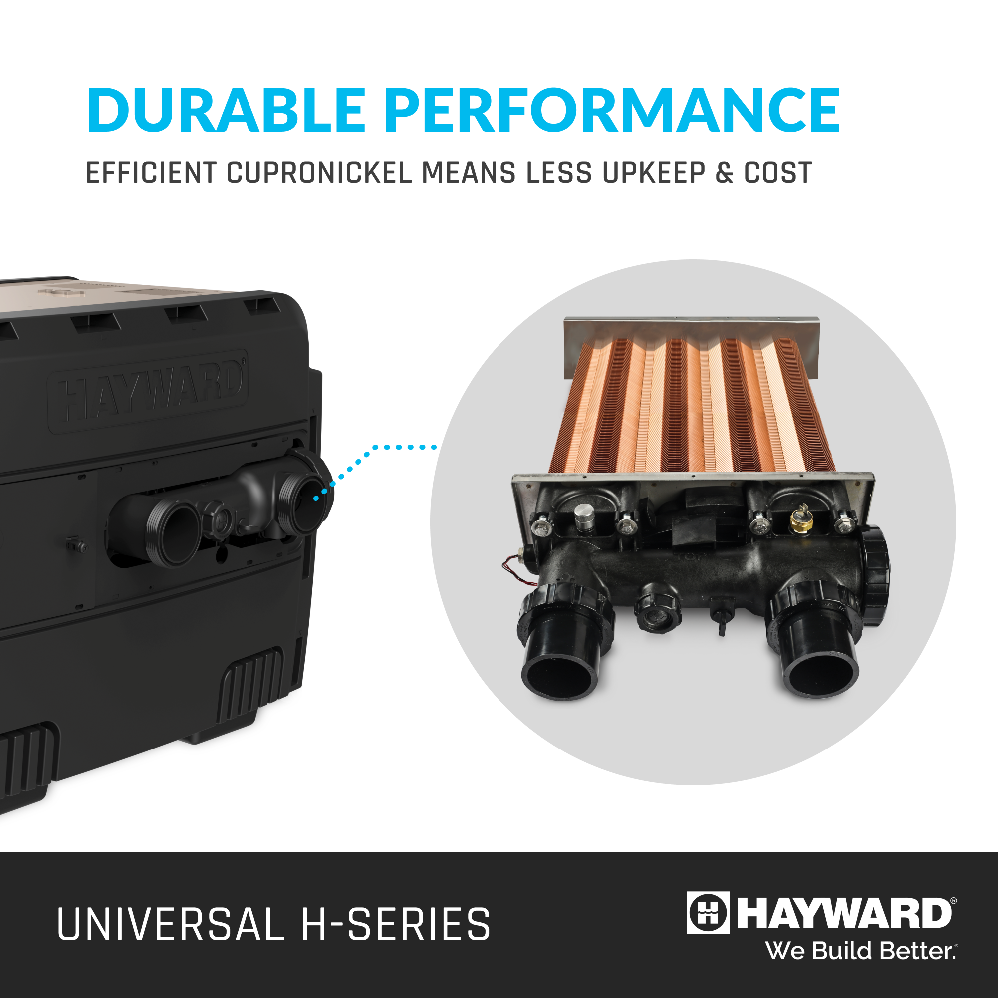 Universal H-Series Heater 150,000 BTU - Natural Gas, Low NOx (Open Line)